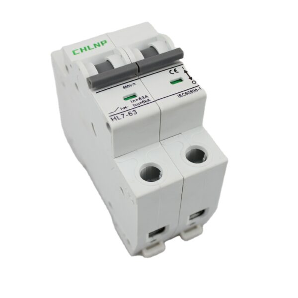 DC breaker switch 550V 16A 2 Pole – Afriwatt Engineering